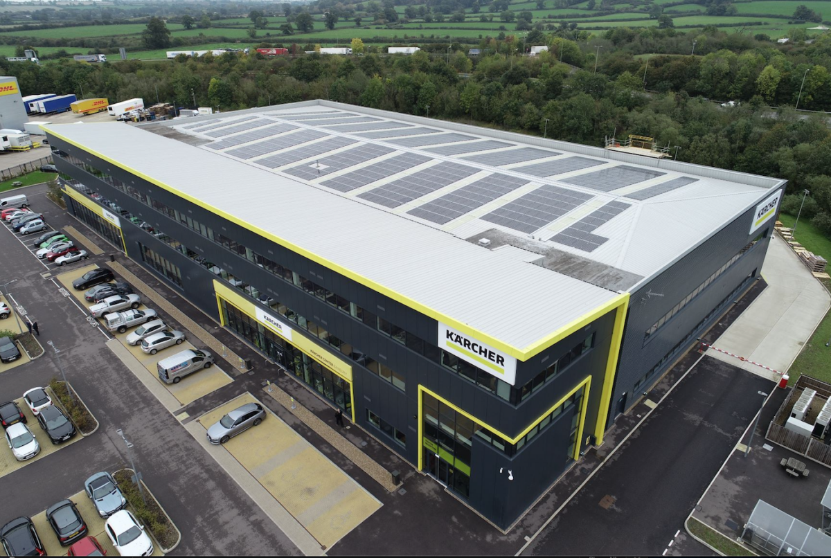 Kärcher installs 967 solar panels at its Banbury HQ | Logistics Manager