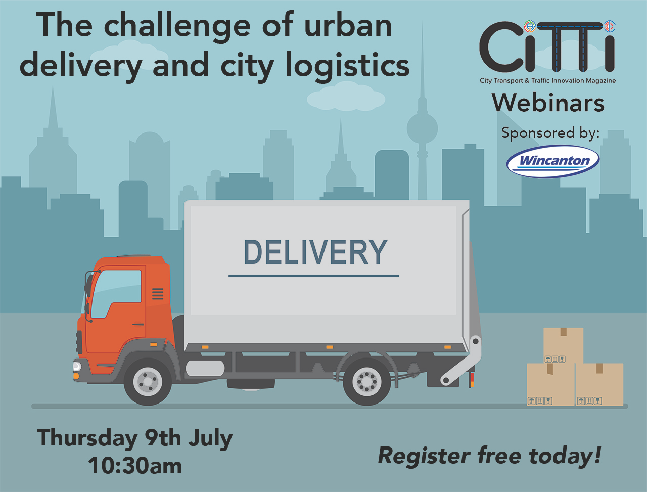 Register now! Citti webinar: 'The challenge of urban delivery and city ...