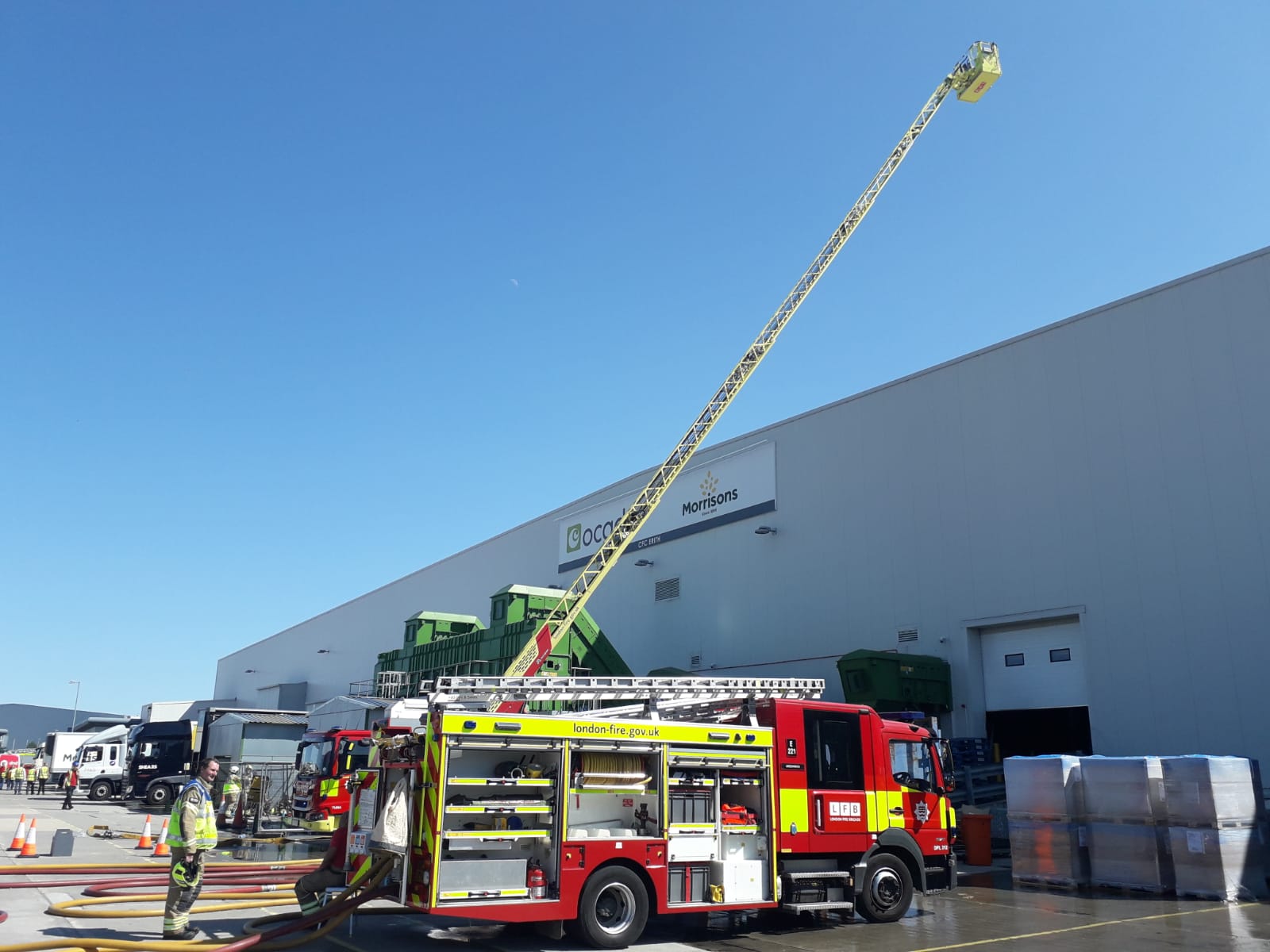 Three AMRs collide, resulting in fire at Ocado Erith warehouse ...
