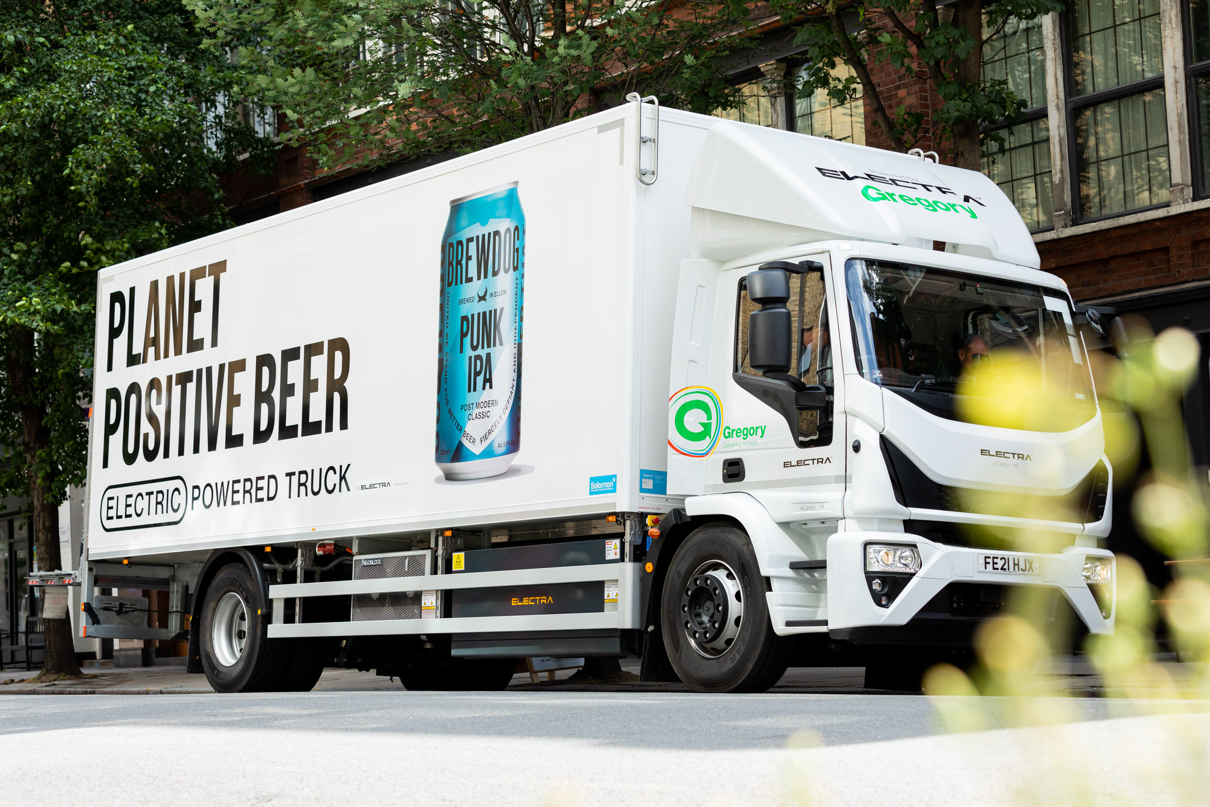 Gregory and Brewdog partner for 100% electric deliveries in Central ...
