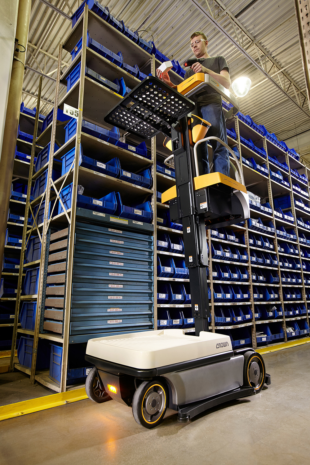 V-Force Li-ion technology enhances efficiency of Crown’s Wave Work ...