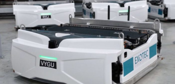 Exotec order-picking solution via a fleet of robots 'moves in three ...