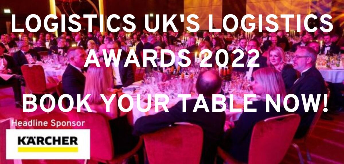 Logistics UK’s Logistics Awards 2022. Book your table now! | Logistics ...
