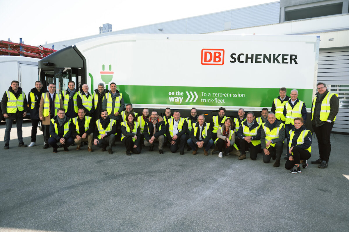 DB Schenker unveils first electric truck | Logistics Manager