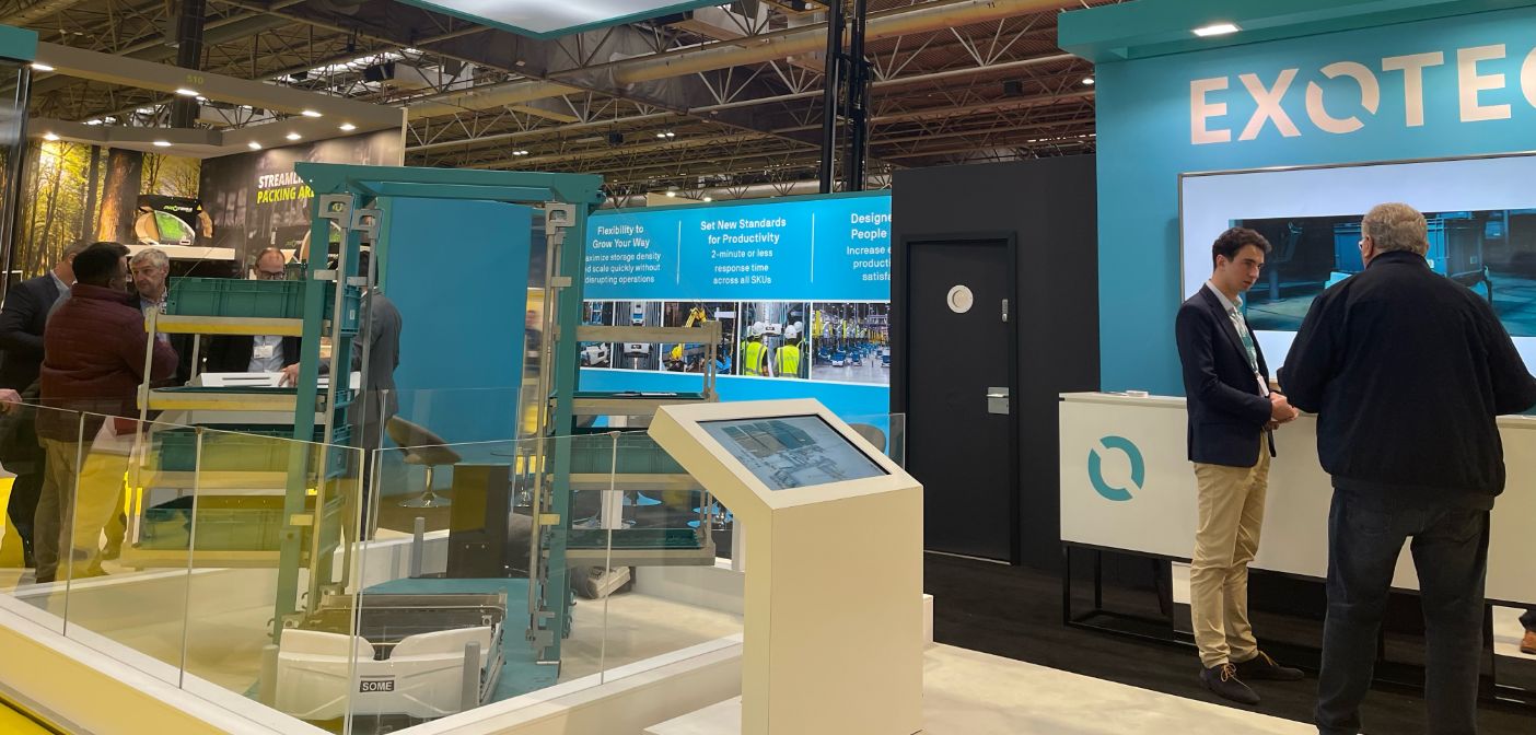 Exotec shows off robotic innovations at IntraLogisteX | Logistics Manager