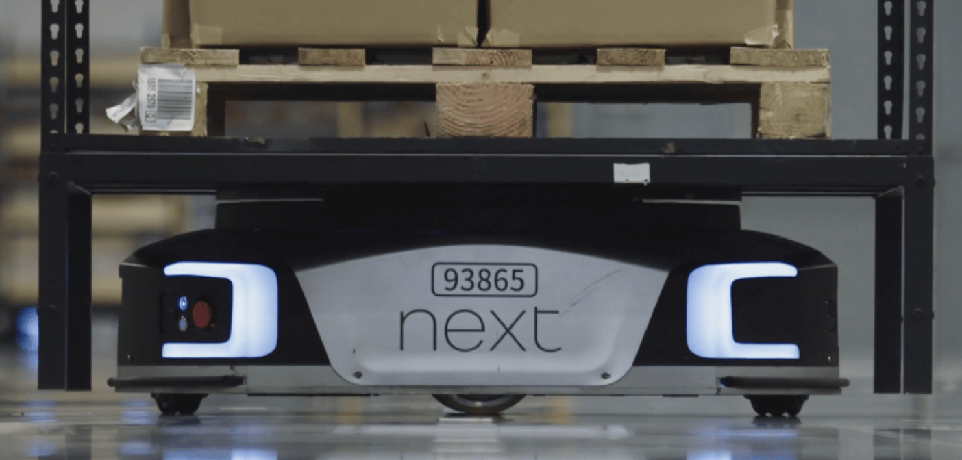 NEXT automates Yorkshire fulfilment centre with Geek+ AMRs | Logistics ...