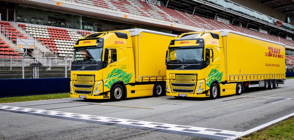 DHL introduces biofuel-powered truck fleet for Formula 1 logistics ...