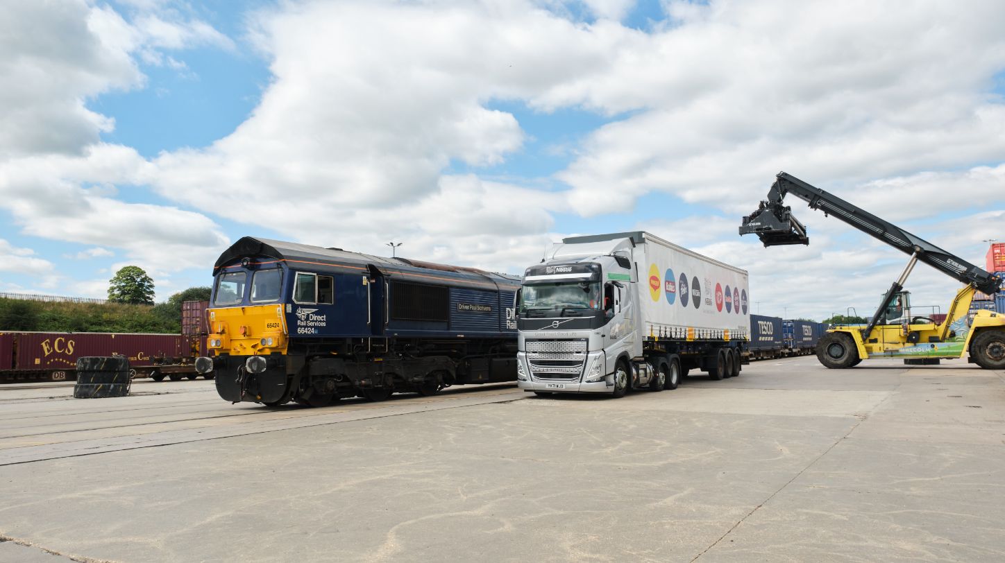 Nestlé and Tesco launch double-stacked rail freight trial | Logistics ...
