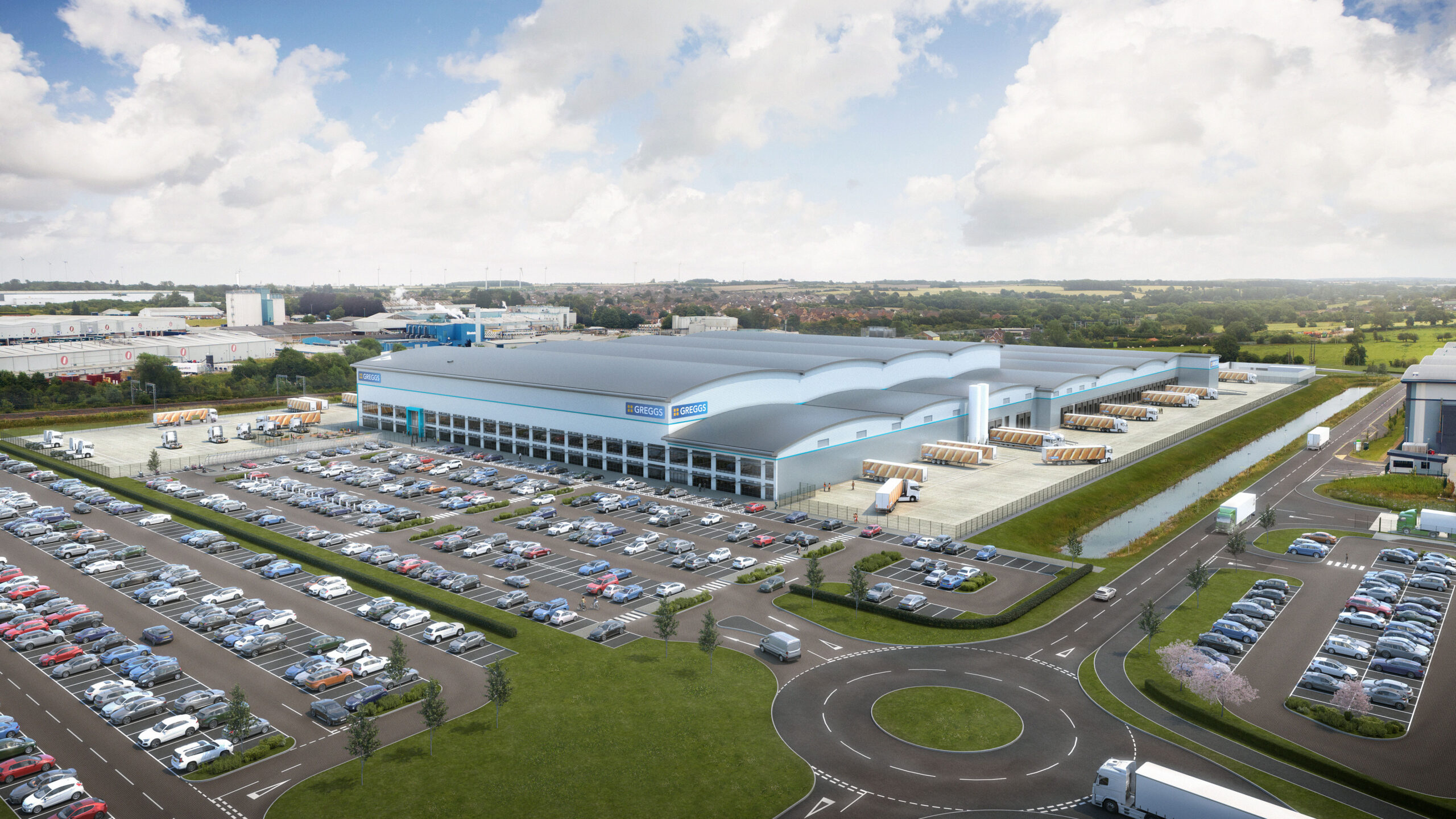 Greggs submits plans for new national distribution centre in Kettering ...