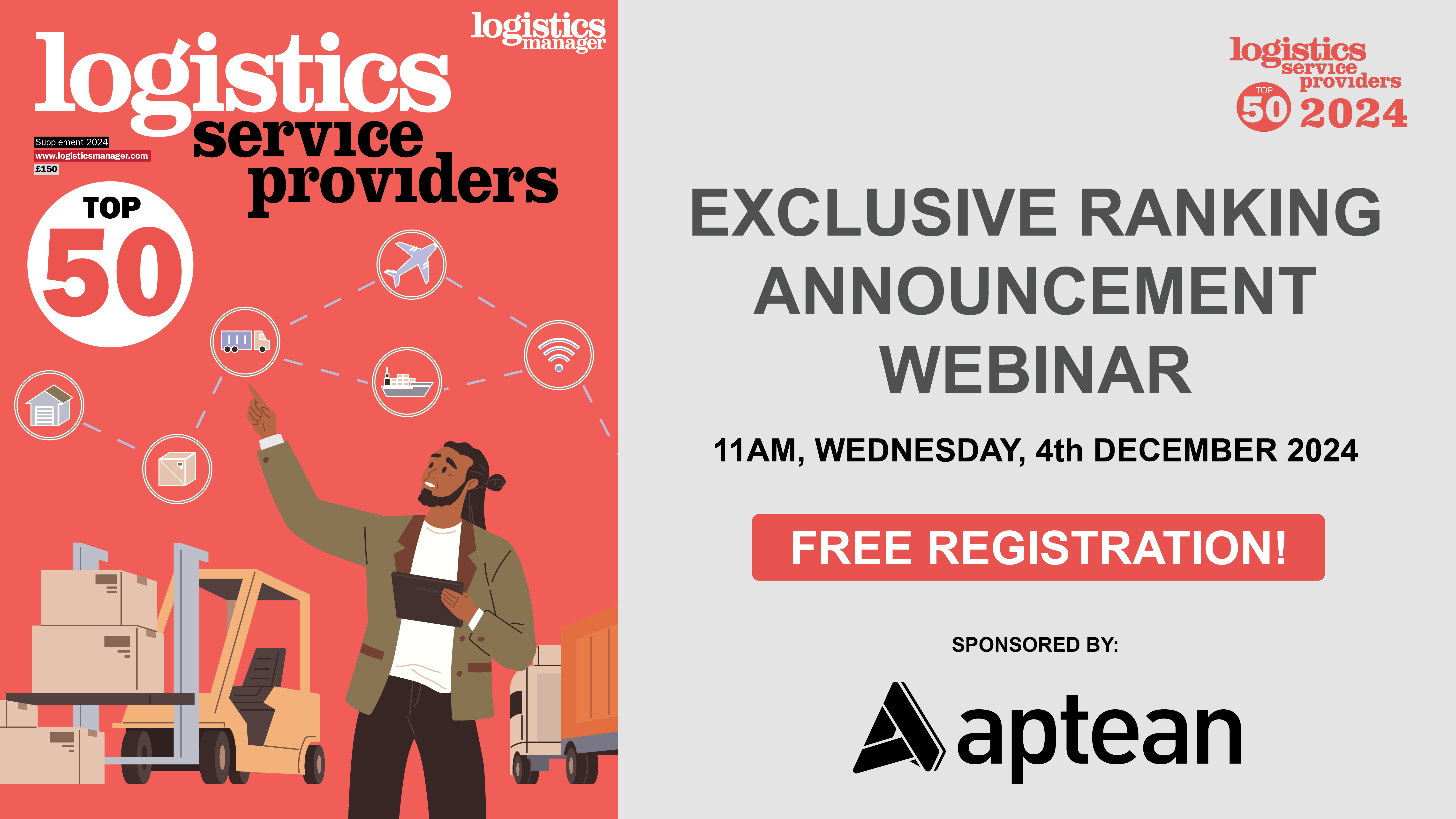 The Top 50 Logistics Service Providers 2024 Webinar: register now ...