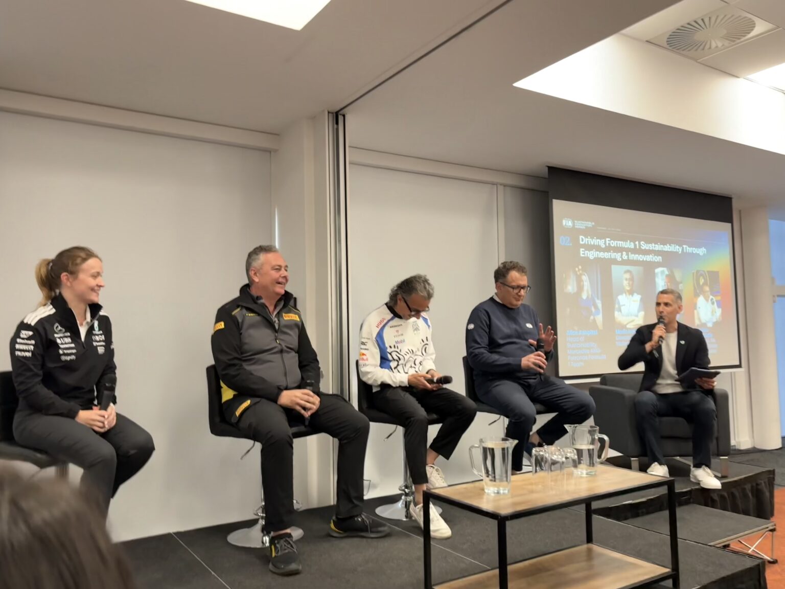 Mercedes F1 uses electric truck to transport race cars to Dutch Grand ...