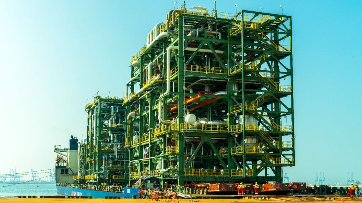 Mammoet delivers loading transport for gas development project ...
